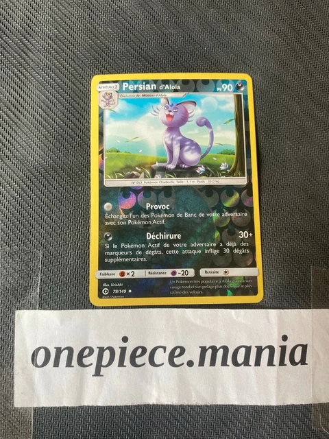 CARTE POKÉMON PERSIAN D'Alola 79/149 Reverse FR EUR 2,00 - PicClick FR