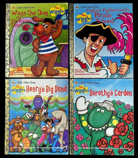 THE WIGGLES LITTLE Golden BOOKS Henry Big Band Dorothy Captain ...