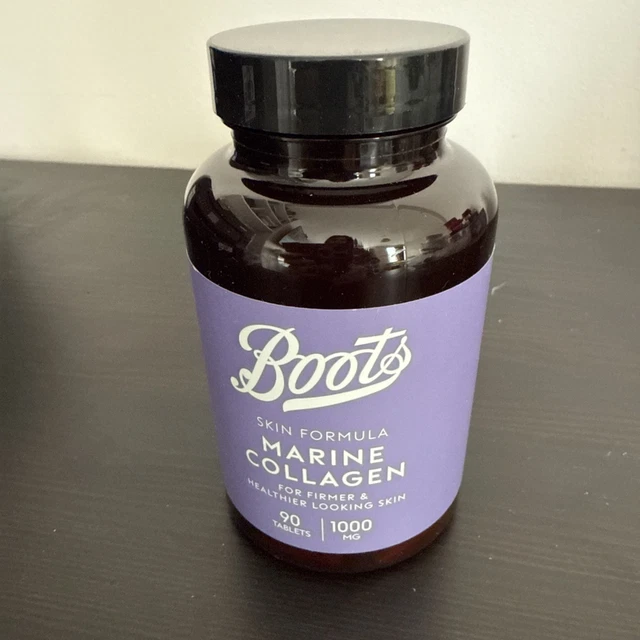 BOOTS SKIN Formula Marine Collagen 90 Tablets 1000Mg New And Sealed ...