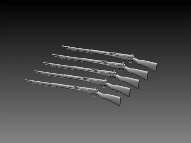 1/35 LESINN BAUSATZ unbemalt WWII Japanese Army Type 99 Gewehr ...