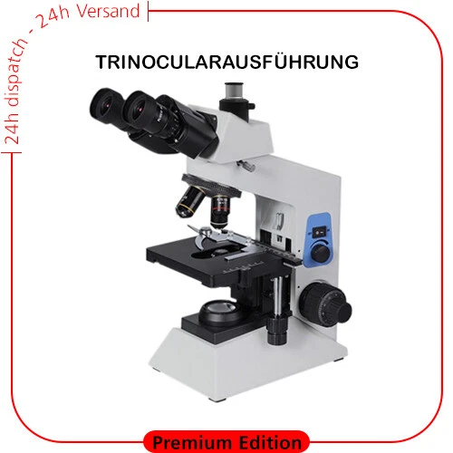 MICROSCOPE DE CHAMP Foncé Microscope Diagnostics Condenseur Trinocular ...
