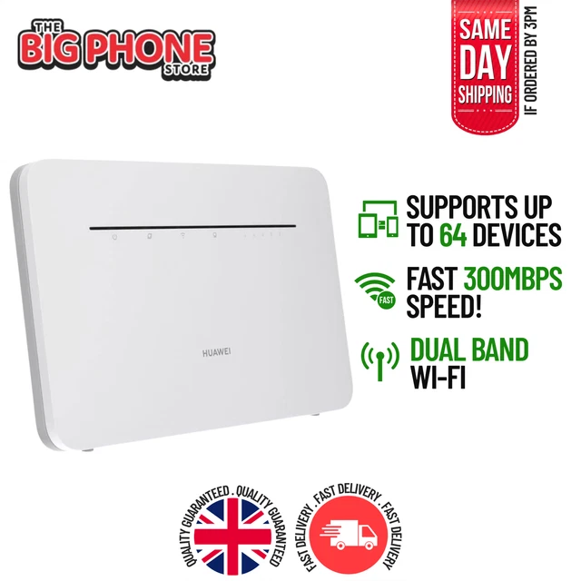 HUAWEI 4G ROUTER 3 Pro Wi-Fi LTE 300Mbps AC1300 B535-232A - Unlocked ...