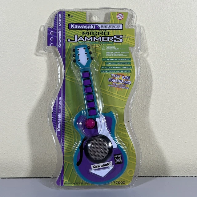 VINTAGE KAWASAKI MUSIC Micro Jammers Mini Electronic Guitar #77000 New ...
