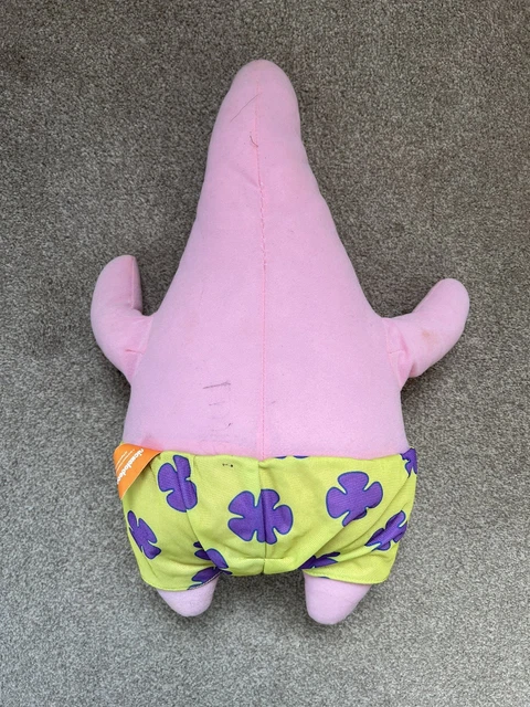 PATRICK STAR PLUSH Toy SpongeBob SquarePants Soft Stuffed Pink ...