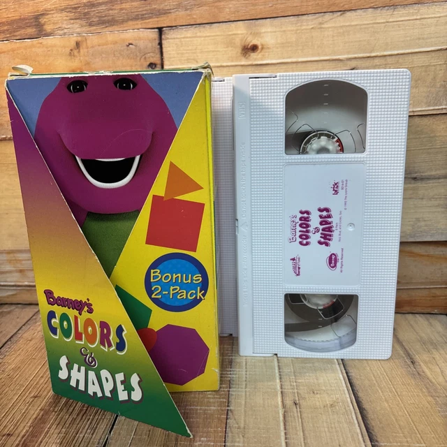 BARNEY'S COLORS & Shapes VHS Tape (Used) £7.16 - PicClick UK