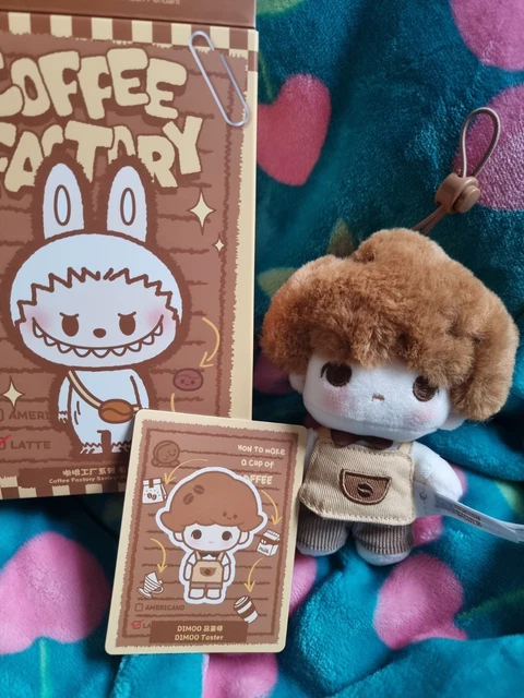 POP BEAN COFFEE Factory Series POPMART Dimoo Blind Box Figure Plush ...
