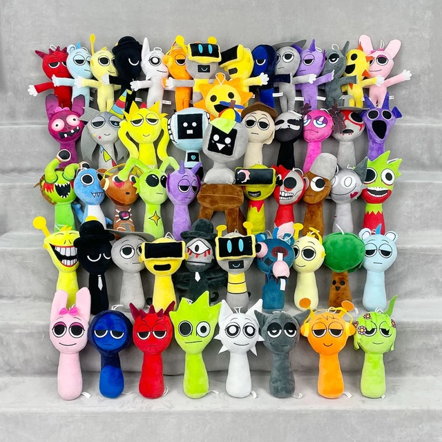 SPRUNKI PLUSH TOY Simon Oren Winda Sprunki Character Doll Plush Toys ...