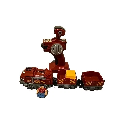 GEOTRAX RC TRAIN Bull & Bruno Toughest Team Maroon Train W Remote ...
