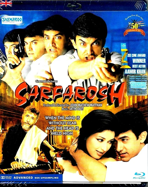 SARFAROSH - AAMIR Khan, Sonali Bendre - Bollywood blu ray - Anglais ...