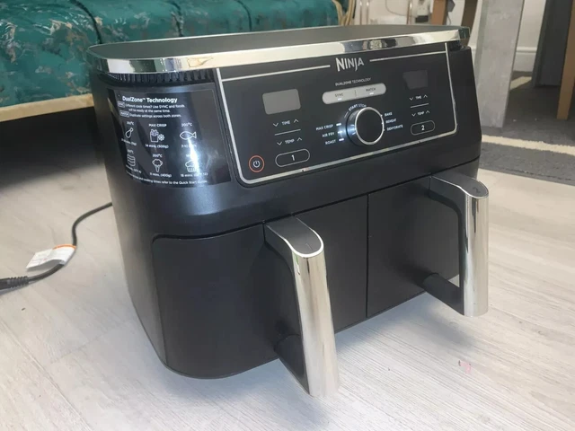 NINJA FOODI MAX AF400UK 9.5L Dual-Zone Air Fryer 2470W - Black £149.99 - PicClick UK