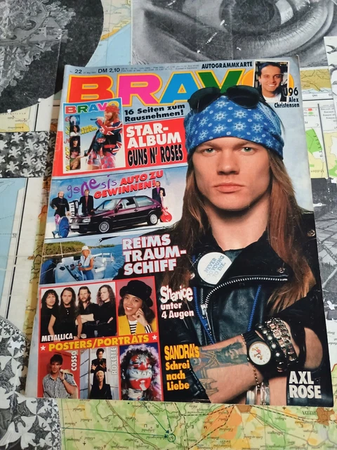 AXL ROSE COVERS Bravo, May 21, 1992 From Germany. Army of Lovers ...