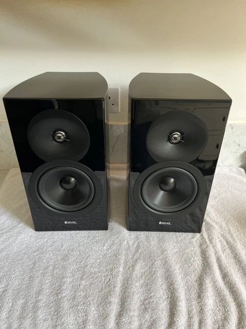 REVEL CONCERTA2 M16 Bookshelf Speakers (Black Gloss) £577.88 - PicClick UK