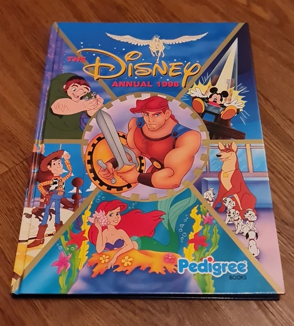 VINTAGE DISNEY ANNUAL 1998, Pedigree Books Featuring Hercules, Toystory ...