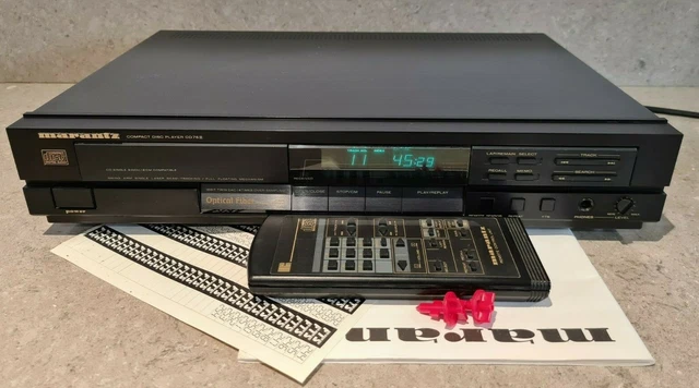 MARANTZ CD-75 MKII CD PLAYER & TDA1541A TWIN DACS & CDM-1 MKII WITH ...