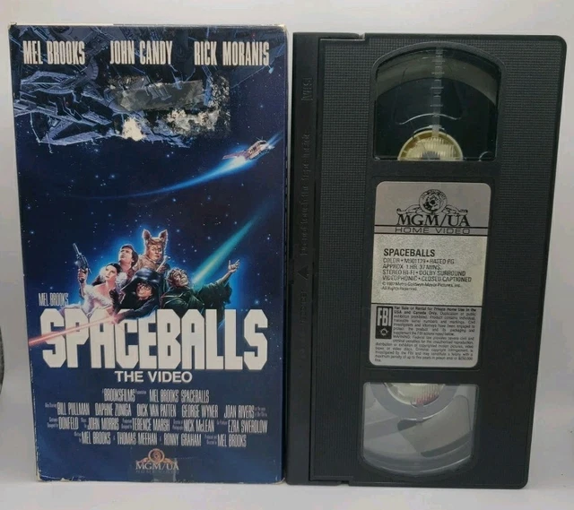 SPACEBALLS VINTAGE VHS 1988 First Release - John Candy, Rick Moranis ...