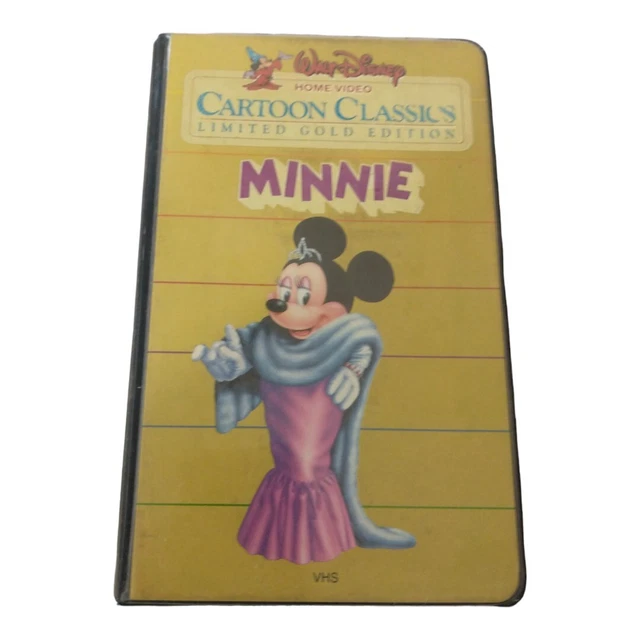 VINTAGE MINNIE MOUSE VHS Walt Disney Cartoon Classics Limited Gold ... VINTAGE MINNIE MOUSE VHS Walt Disney Cartoon Classics Limited Gold ...