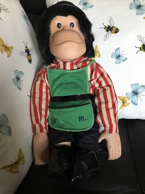 VINTAGE PG TIPS Mr Shifter Toy Monkey Tea Advertising Doll Figure 60s ...