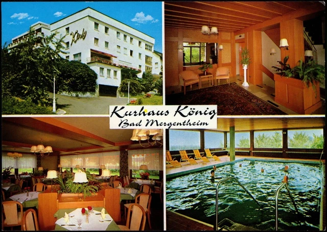 BAD MERGENTHEIM KURHAUS König Sanatorium Familie Jurgan-König ...