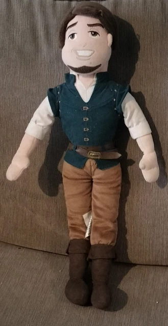 DISNEY STORE TANGLED Flynn Rider 20" Plush Soft Doll Toy Rapunzel ...