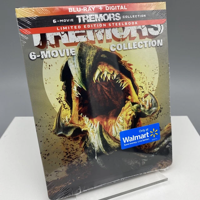 TREMORS 6-MOVIE COLLECTION (Blu-Ray + Digital) Walmart Steelbook Rare ...
