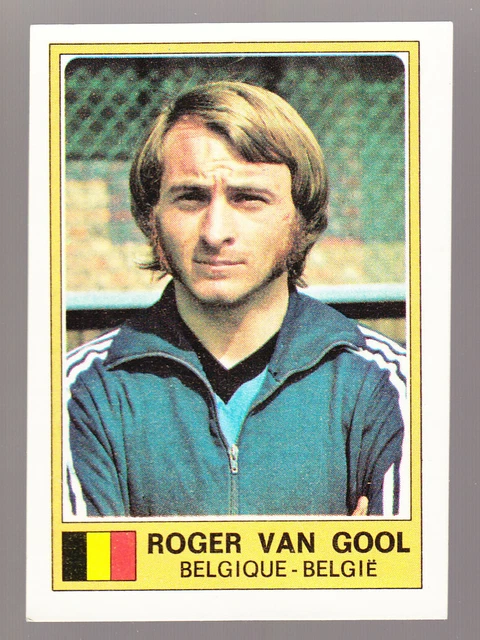 PANINI - EURO Football - Yugoslavia 76 - Roger Van Gool - Belgium ...