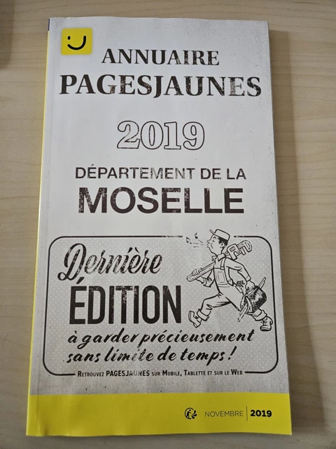 ANNUAIRE PAGES JAUNES 2019 Moselle 57 EUR 3,00 - PicClick FR