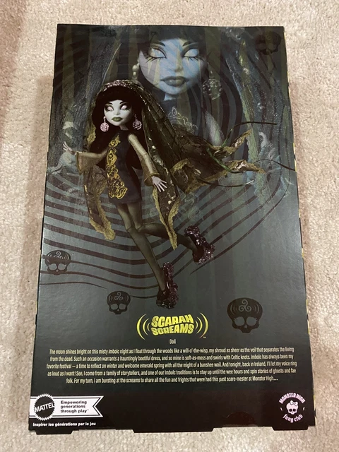 MATTEL CREATIONS MONSTER High Skullector Scarah Screams Doll Sealed In ...