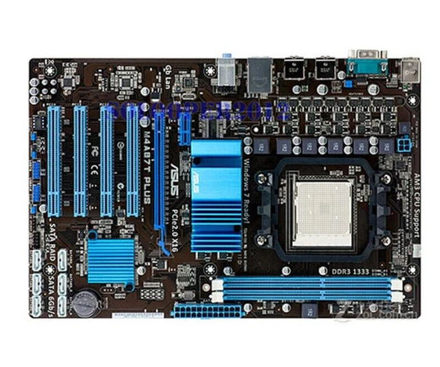 ASUS M4A87T PLUS Socket AM3 AMD 870 DDR3 DIMM USB2.0 SATA III ...