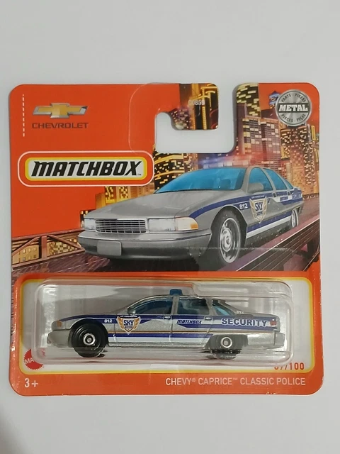 MATCHBOX CHEVY CAPRICE Classic Police Car New 2022 Release Free ...
