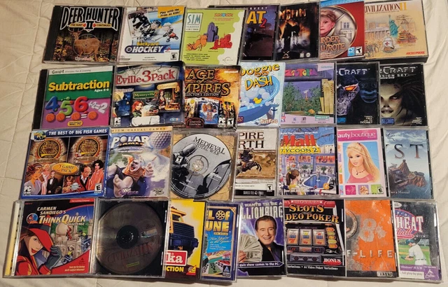 PC COMPUTER WINDOWS CD Games Lot - Half-Life Age of Empires ...