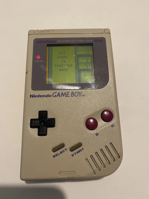 NINTENDO ORIGINAL GAME Boy with 8 Games and Storage Pack. Owned since ...
