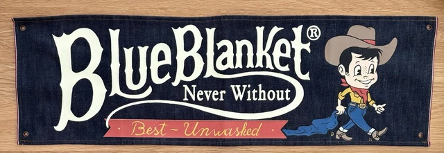 MY BLUE BLANKET - Selvedge Wall Banner - Collectable £21.50 - PicClick UK