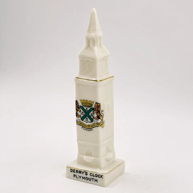 VINTAGE DEVONIA ART China Crested China Model Of Derry’s Clock Tower ...