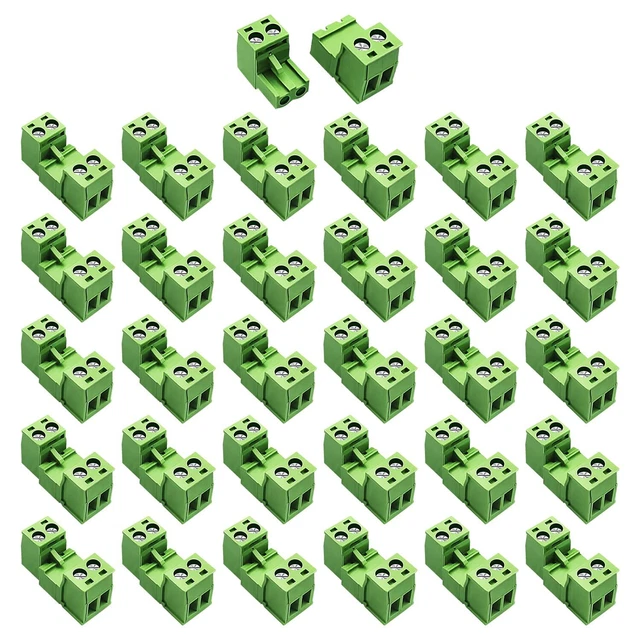 30 PAIRS 5.08MM Pitch PCB Mount Screw，30Pcs 2 Pin PCB Mount Screw ...