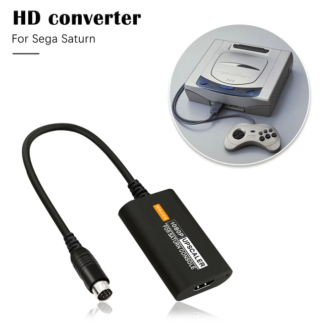 GAME CONSOLE TO HDMI-Compatible Adapter for SEGA Saturn 1080P HDTV ...