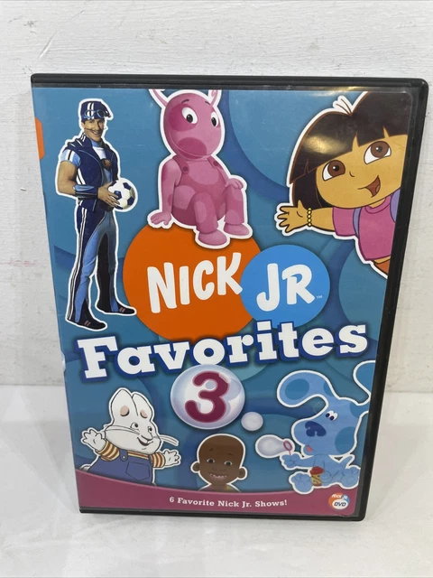 NICK JR FAVORITES Volume 3-DVD-6 Favoris Nick Jr Shows - Excellent état ...