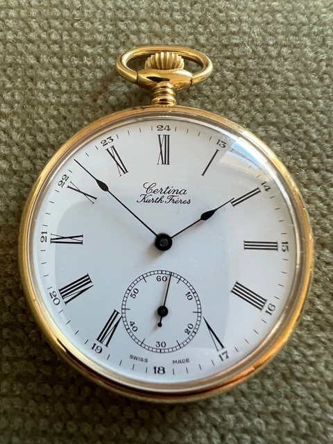 CERTINA KURT FRERES - Taschenuhr Kaliber Omega 960/ Unitas 6497 - 48 mm ...