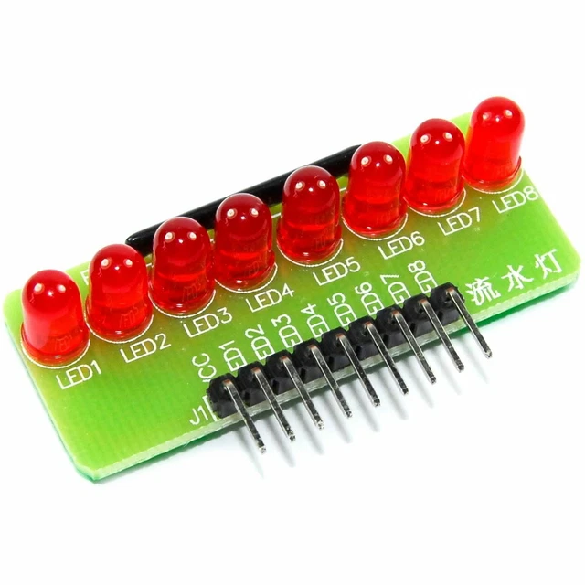 8 Led Ligne Rouge Module Course Fluide Arduino Raspberry Pi Flux Workshop Eur 451 Picclick Fr