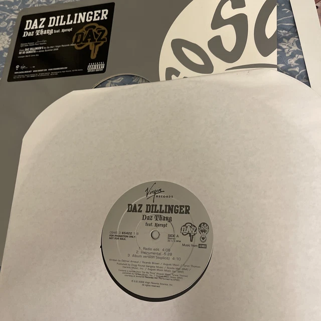 VINYLE DAZ DILLINGER Daz-Thang 12" Neuf sous forme de vinyle 2006 ...
