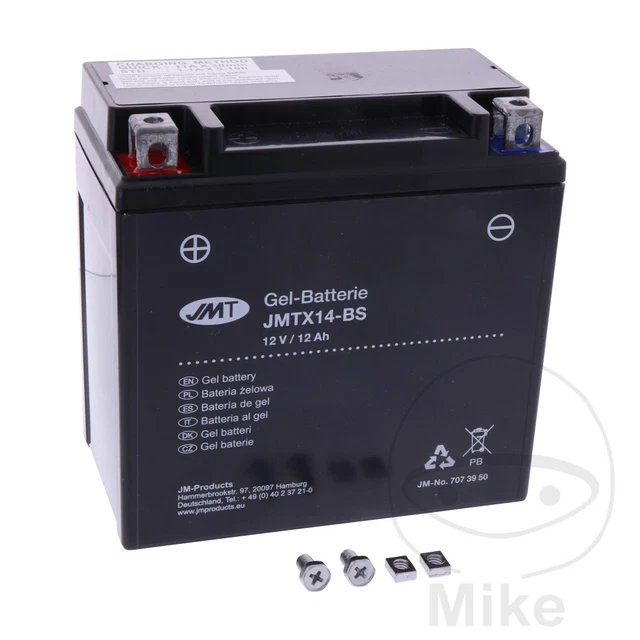 ROYAL ENFIELD INTERCEPTOR 650 INT EFI Twin ABS 2019 Gel Battery YTX14 ...