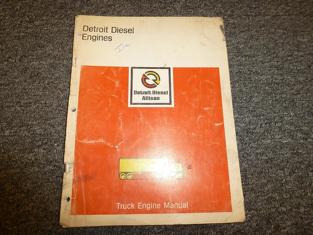 DETROIT DIESEL 53 71 92 Engine Parts Catalog & Owner Operator ...