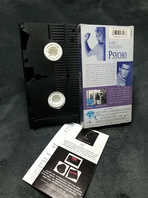 PSYCHO (VHS, 1960) Alfred Hitchcock Collection Black & White Suspense ...