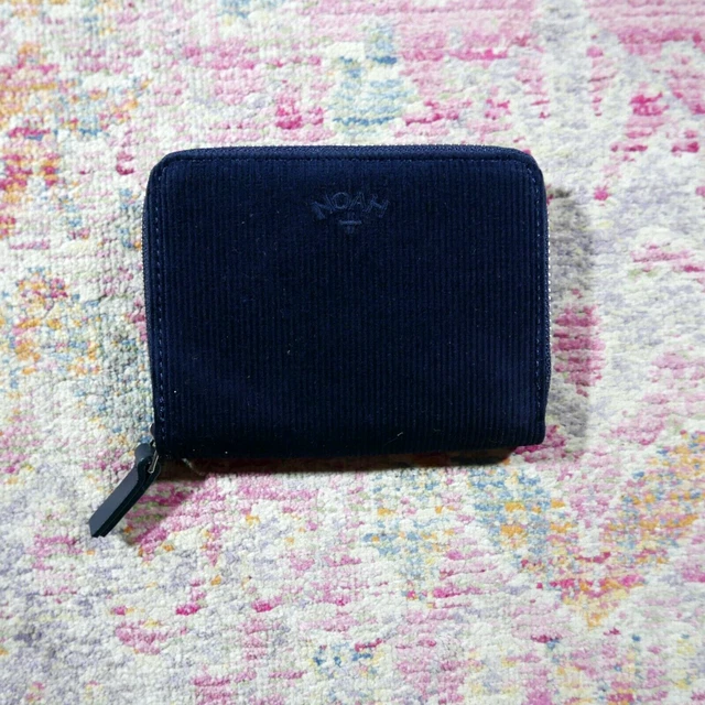 NOAH NYC CORE Logo Corduroy Coin Wallet Navy RRP £135 Patta Cav Empt ...