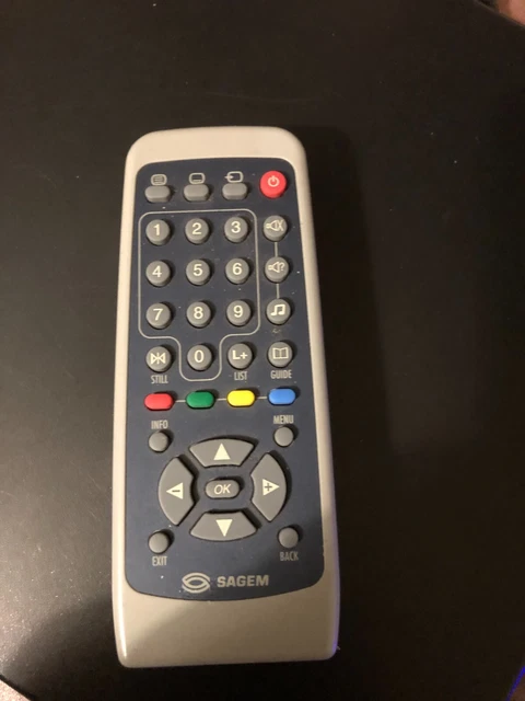 GENUINE SAGEM FREEVIEW Tv Remote Itd58 Itd59 Itd60 Itd61 Itd62 Itd64 ...