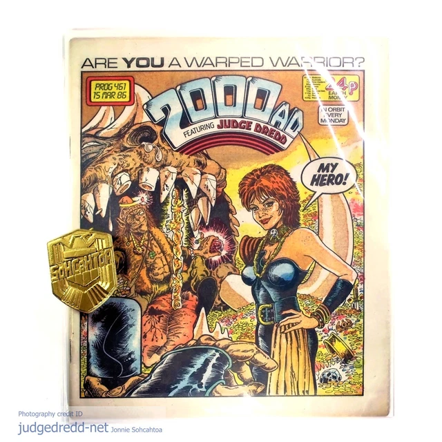 2000AD PROG 461 Judge Dredd Comic Very Good to Excellent Condition (A ...