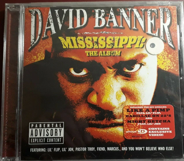DAVID BANNER - Mississippi Album + Bonus Video*Cd Brand New Sealed New ...