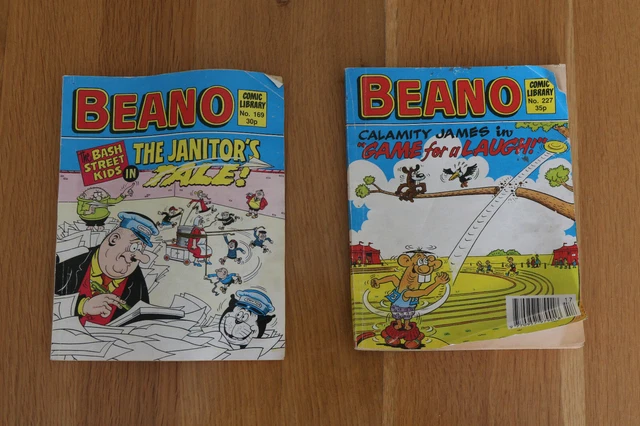 THE BEANO COMIC Library #169 & #227 The Bash Street Kids & Calamity ...