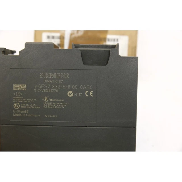 Siemens 6es7 332 5hf00 0ab0 Sm332 Analog Output Ao 8x12bit Read Desc