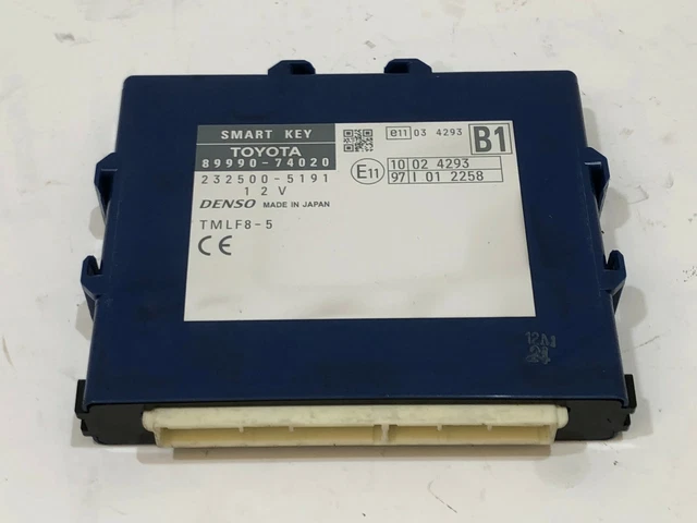 TOYOTA IQ IQ2 Denso Smart Key Control Module Unit Ecu 89990-74020 /2009 ...