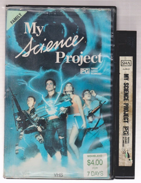 RARE VHS VIDEO Tapes MY SCIENCE PROJECT Big Box Ex-Rental Touchstone £ ...